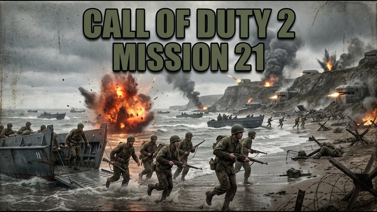 "Call of Duty 2 – Mission 21 Bonus Gameplay | Extended WW2 Action ...