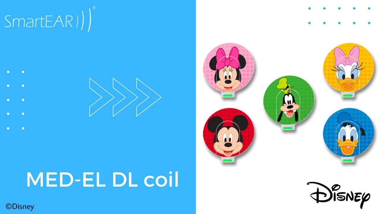 Coil skins for MED-EL DL coils - Disney collection - YouTube