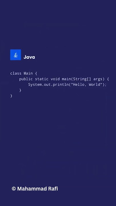 Hello World in 10 Programming Languages | #shorts #coding #trending - YouTube