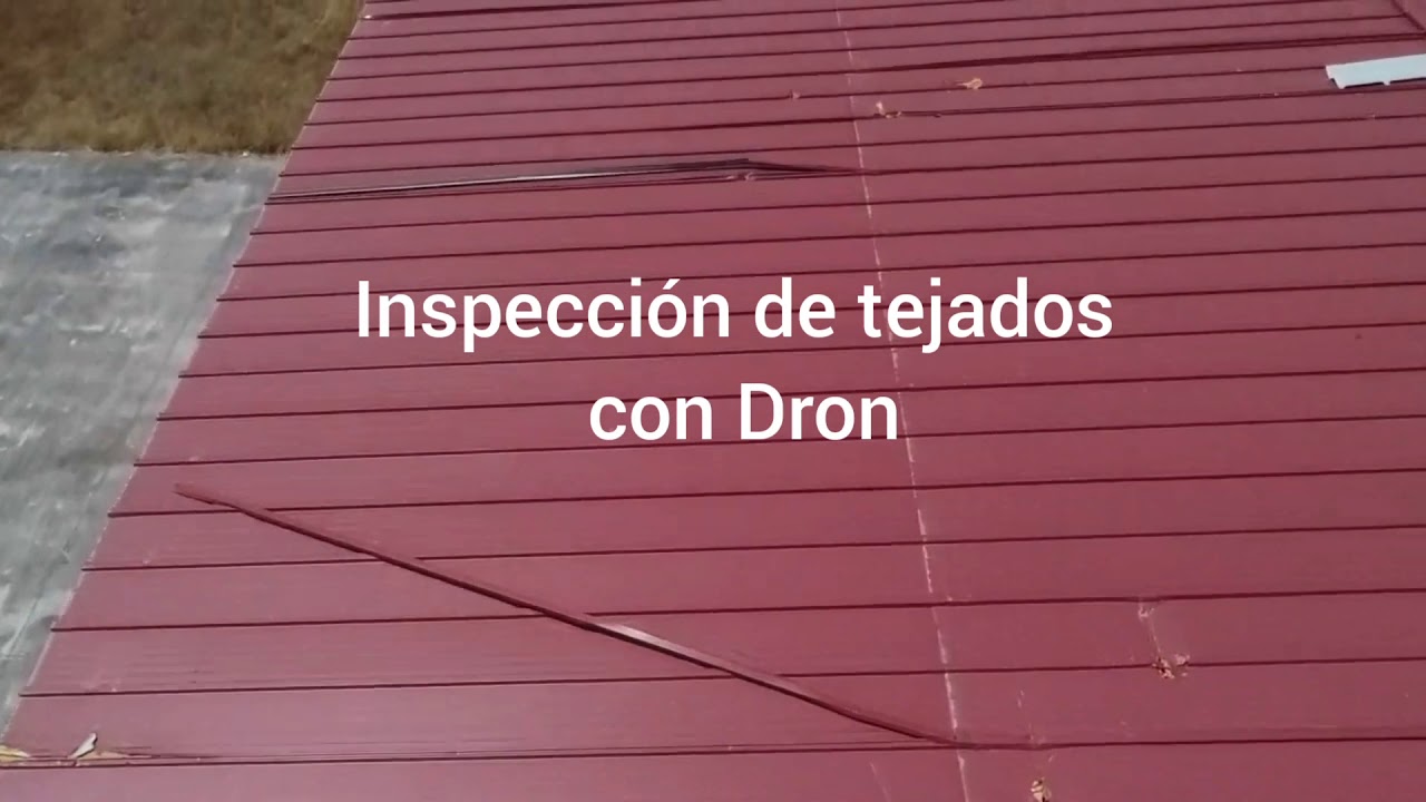 Inspección de tejados con Dron - YouTube