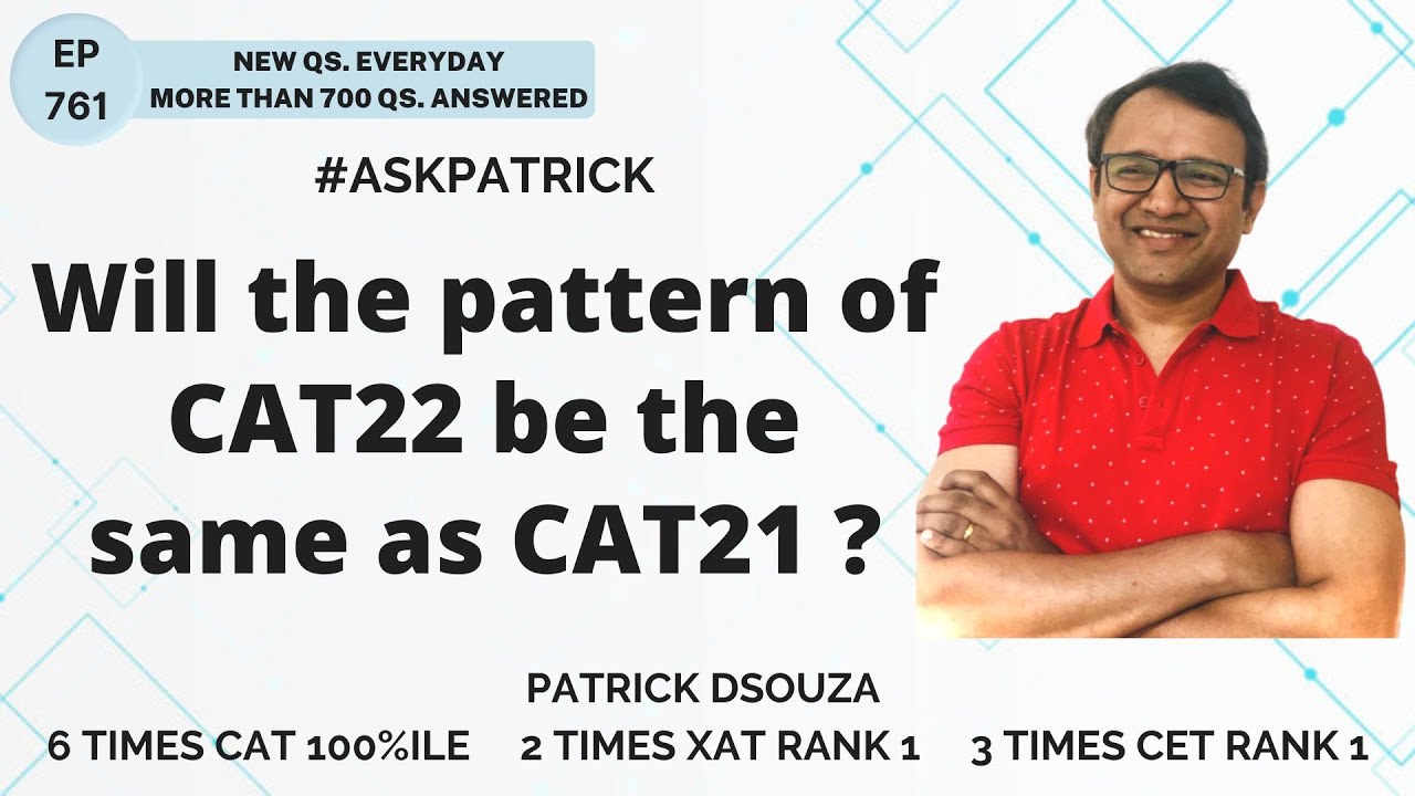 Will the pattern of CAT22 be the same as CAT21? | AskPatrick | Patrick ...