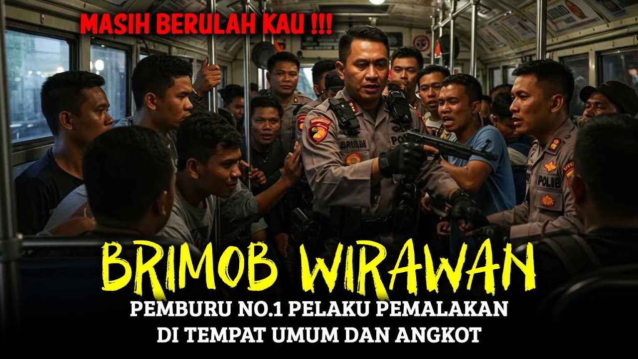 BRIMOB SISIR HABIS TUKANG PALAK ANGKUTAN UMUM DAN TERMINAL YG ...