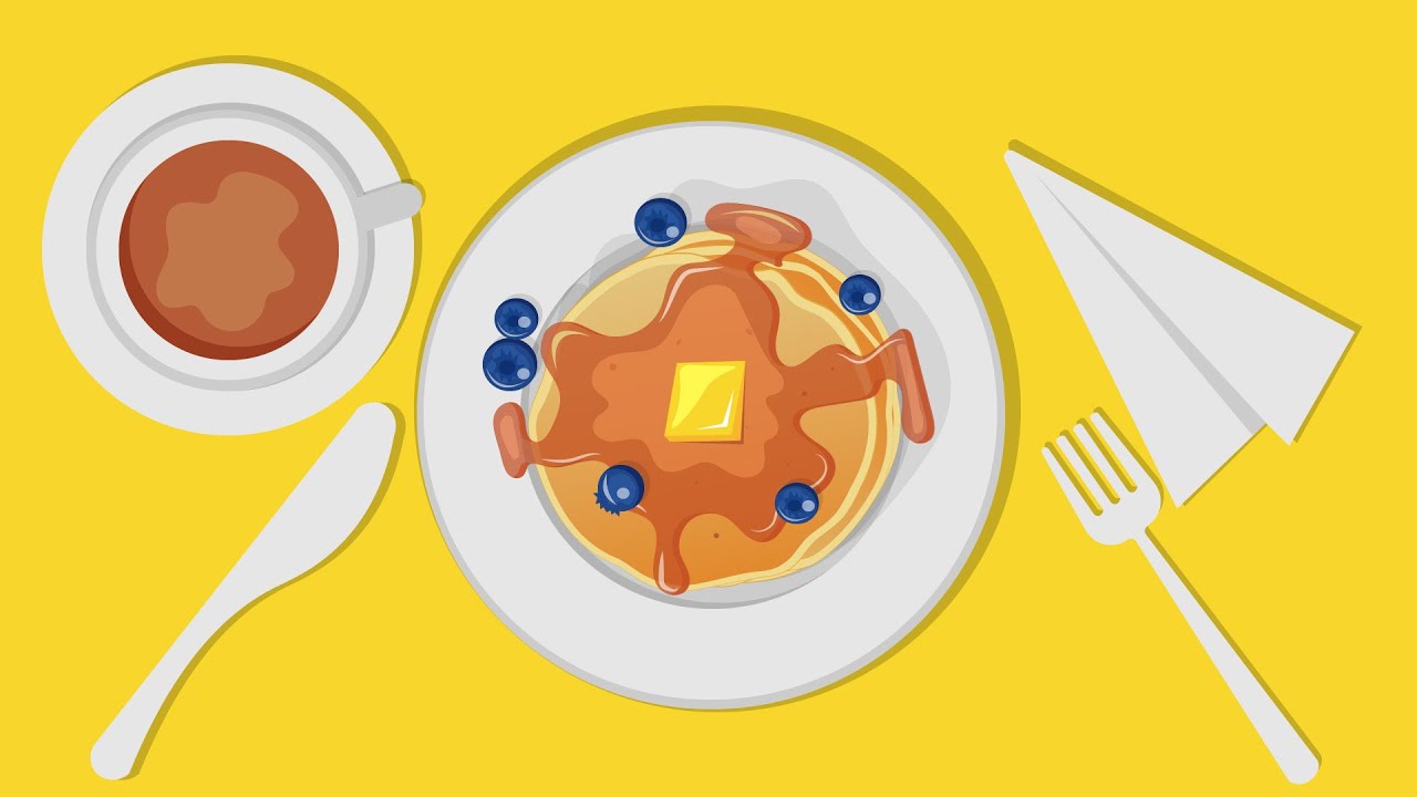 HOW TO DRAW A PANCAKES - ADOBE ILLUSTRATOR SPEED ART - YouTube