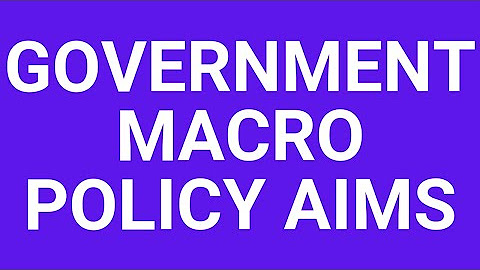 CIE A2 Unit 5: Government macro intervention - YouTube