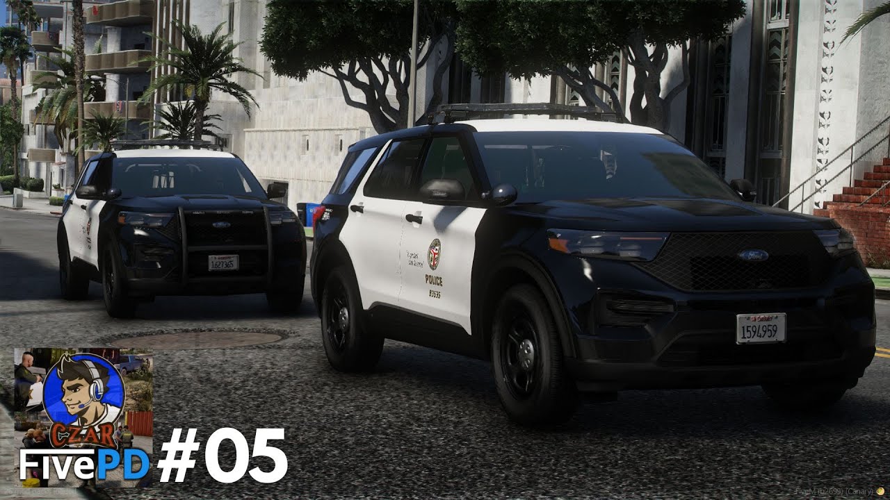 FIVEM - Czar FivePD | Episode #005 - Traffic Stops & Shootouts - YouTube
