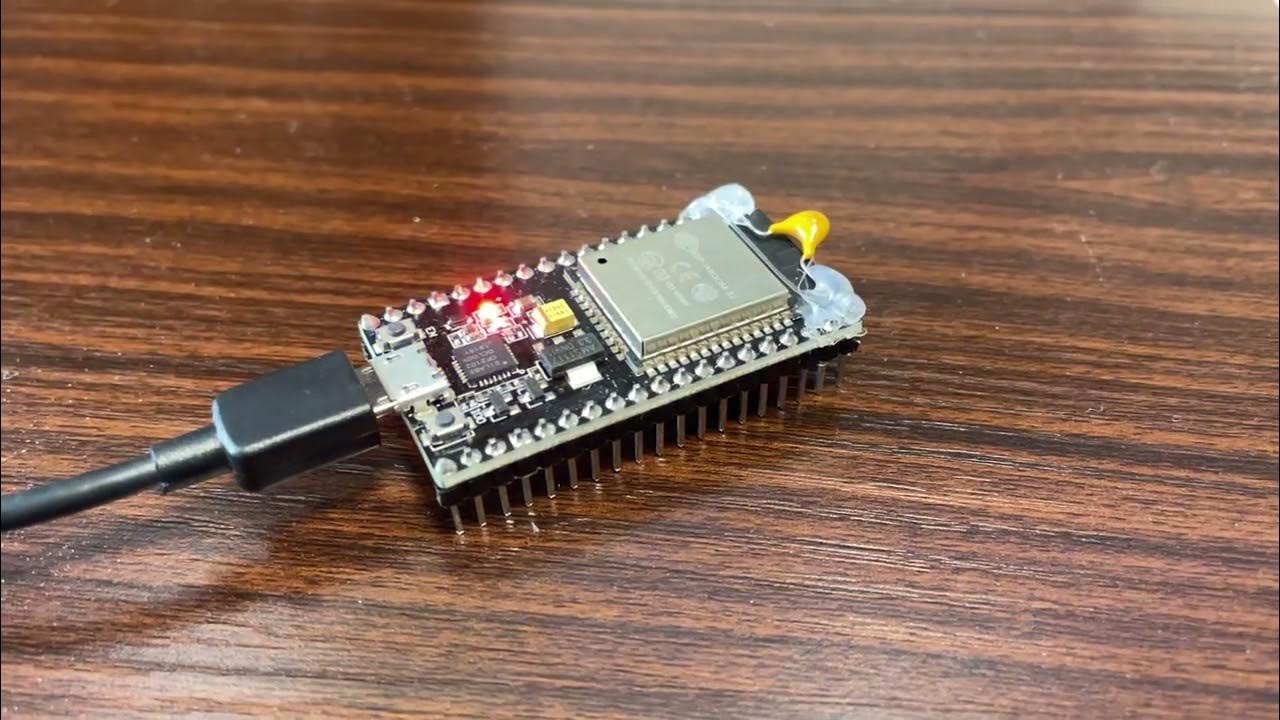 demo ESP32+vscode+Platformio LED BLANK - YouTube