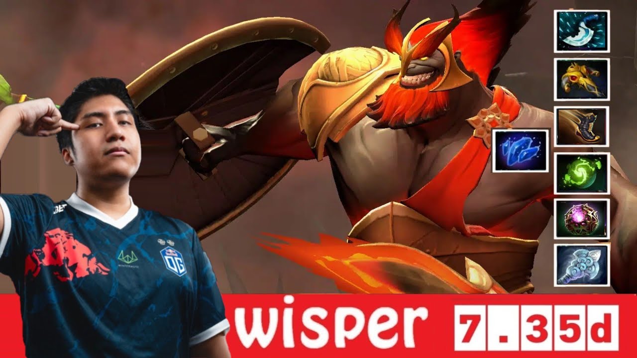 [DOTA 2] OG.Wisper the MARS [OFFLANE] [7.35d] [2] - YouTube