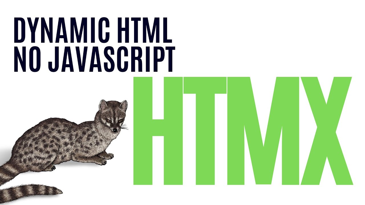 Htmx Dynamic Html Without Javascript Youtube