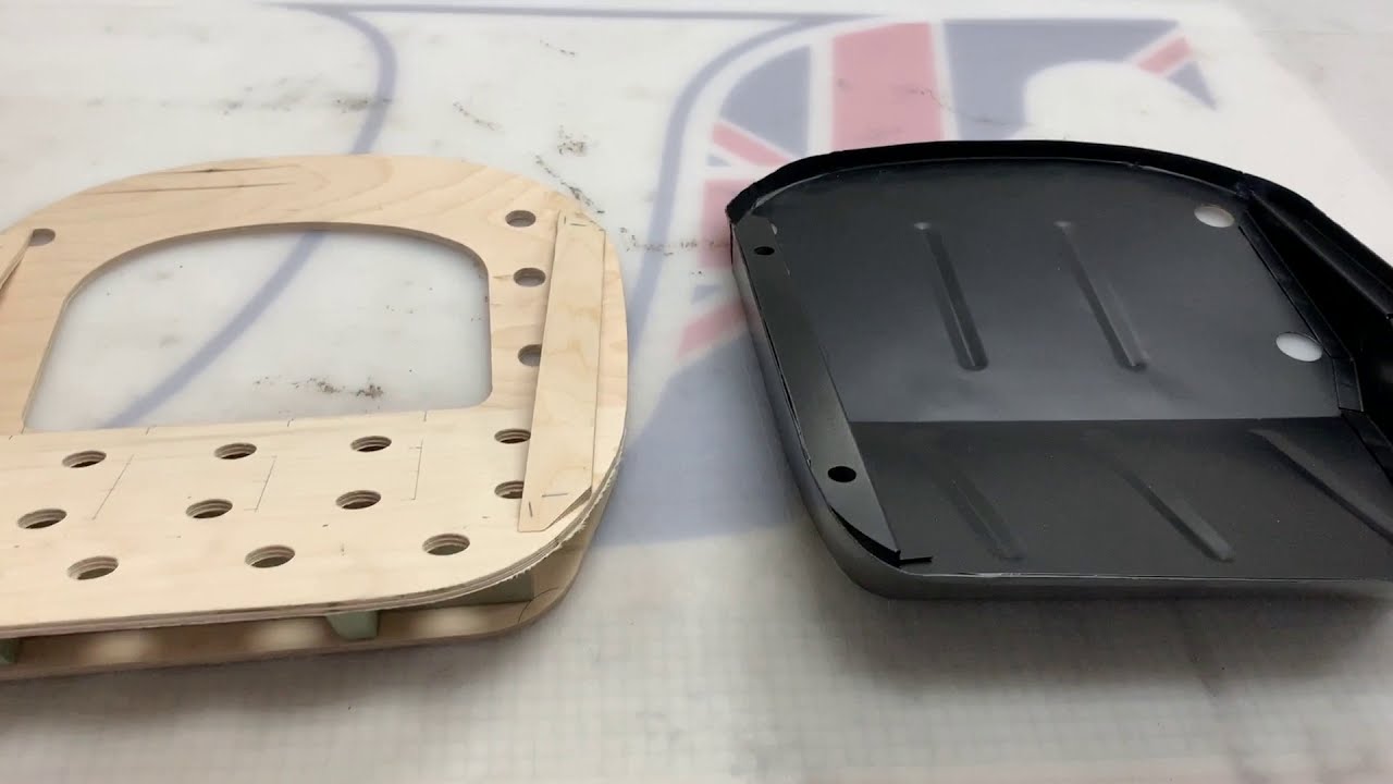 Austin Healey - Front Seat Cushion Base Pans - YouTube