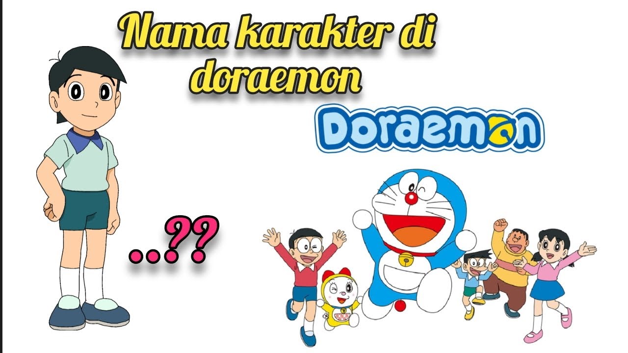 nama-nama karakter di film doraemon | doraemon | bermain | belajar ...
