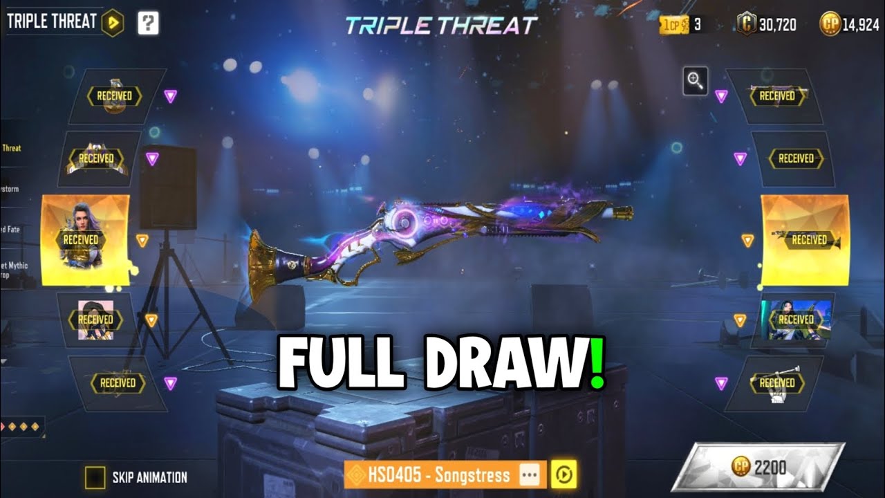 HS0405 Songstress Full Draw | Legendary Nyx Starstruck | Triple Threat ...