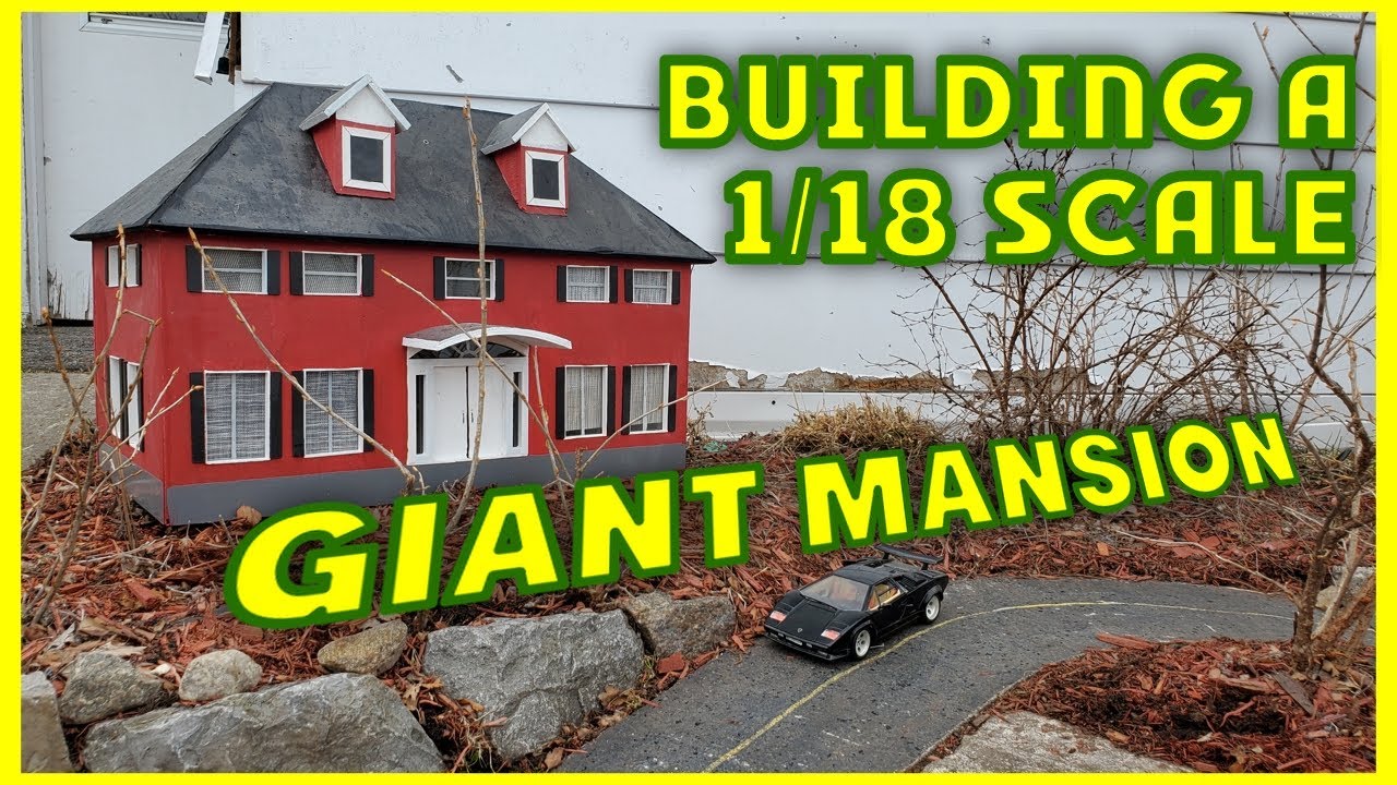 How I build a simple LUXURY MANSION House Model in 1/18 Scale! - YouTube