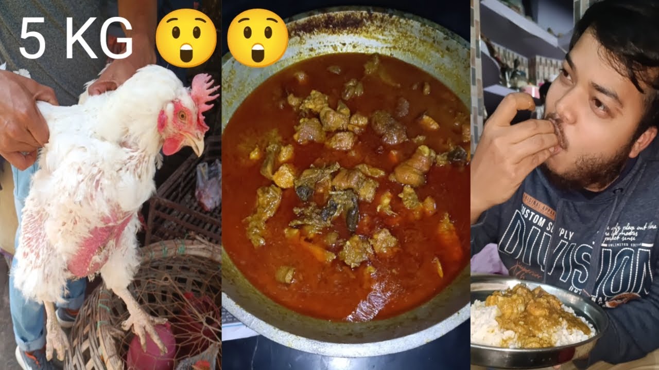 Huge 5 kg Chicken 😲😲 | chicken Curry | Bangladesh Food - YouTube