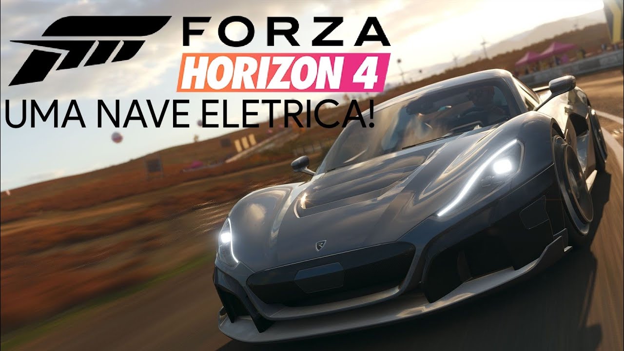 O CARRO ELÉTRICO MAIS RAPIDO! Forza Horizon 4 - Testando o Rimac c_two ...