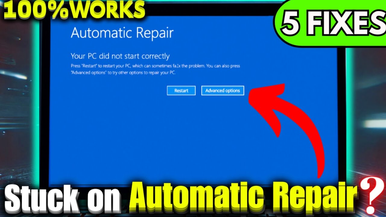 Trapped in the Loop: Fixing Windows Automatic Repair - YouTube