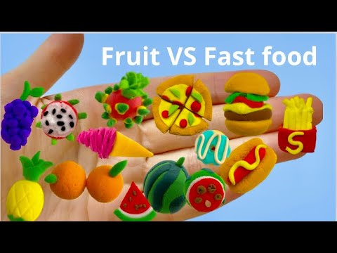 DIY miniature realistic fruits tutorial 🍉 - YouTube