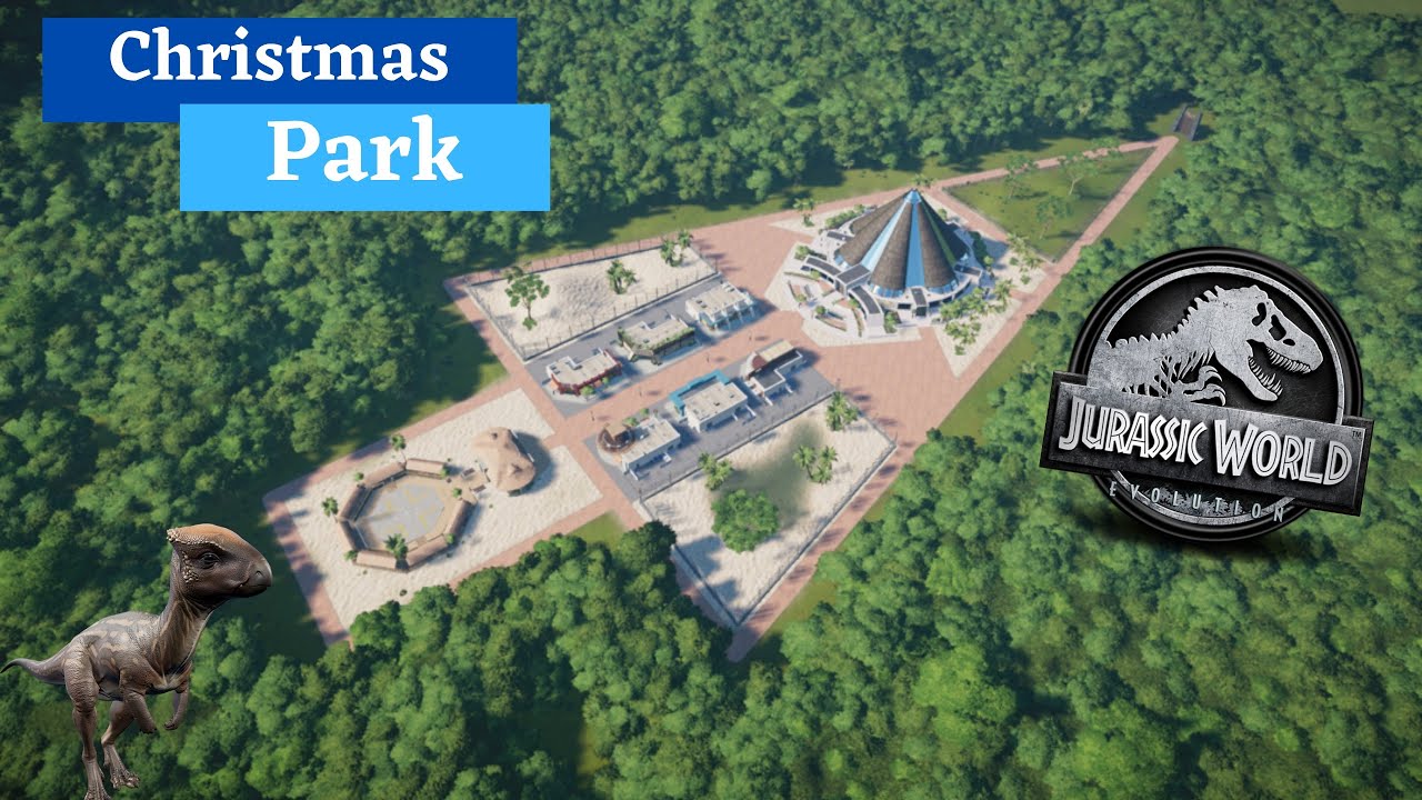 Building A Christmas Tree Park in JWE | Mods - YouTube