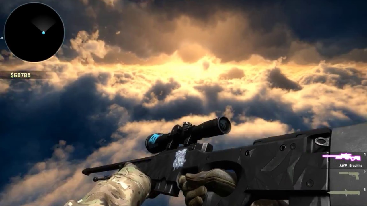 CSGO AK-47 | Awp Graphite (Factory-New) GURU STICKERS!!! - YouTube