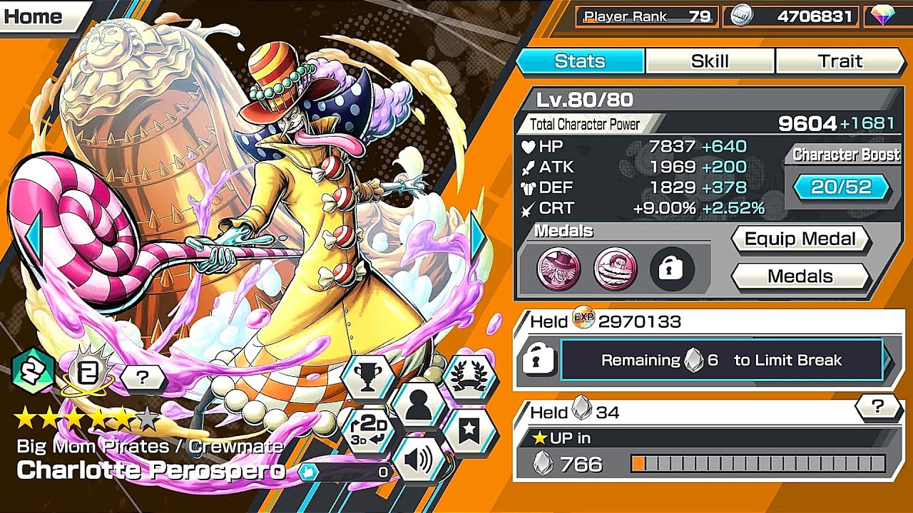 opbr 5 ⭐ bosst 2 perospero | best ex counter / yamato? | SS LEAGUE ...