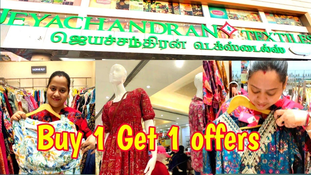 Jeyachandran Textile Summer Collections | Buy 1 Get 1 Free staring ...