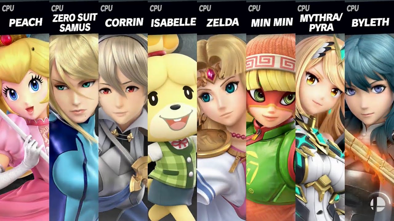 Super Smash Bros. Ultimate - Girls Battle At Skyloft - YouTube
