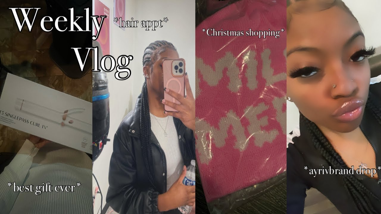 a “hectic” week in my life| Christmas shopping, business drop, wrapping ...