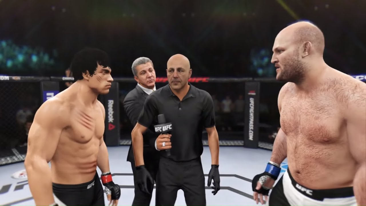 Bruce Lee vs. Ben Rothwell (EA Sports UFC 2) 🐲 - Dragon Fights 🐉 - YouTube