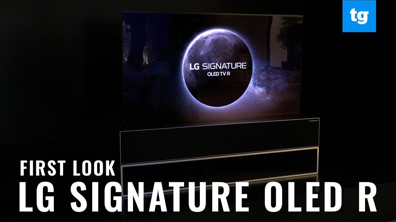 LG Signature OLED R: Hands on with LG’s $100,000 rollable OLED TV - YouTube