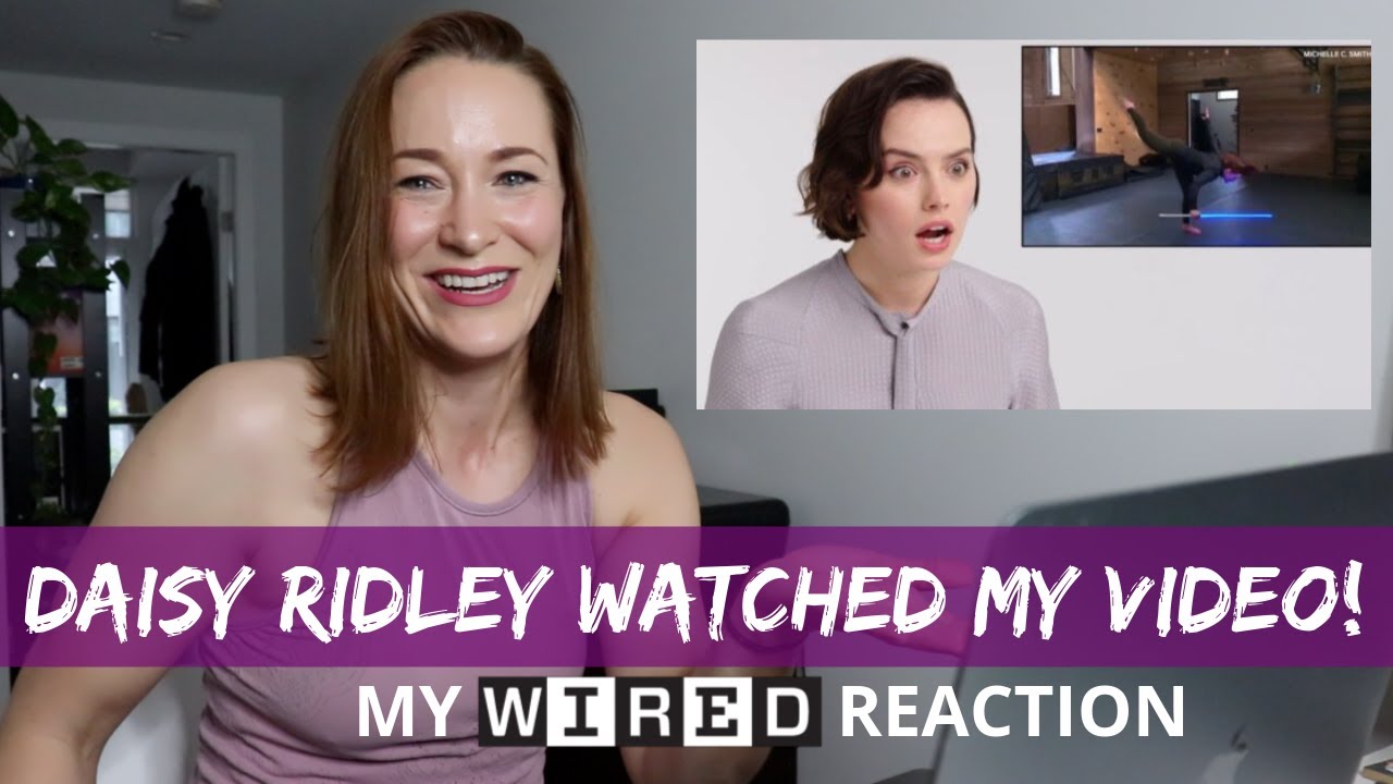 MY FIRST REACTION VID - DAISY RIDLEY FROM STAR WARS!? - YouTube