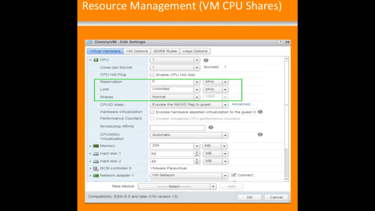 VMware vSphere DataCenter Series - Resource Management Concepts - YouTube