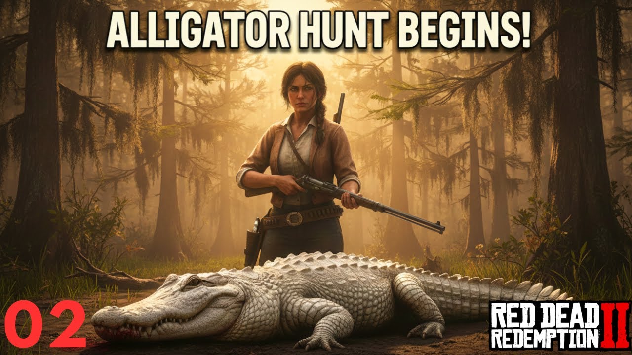RDR2 Online: Arthur’s Sister Hunts a Legendary Alligator! - YouTube
