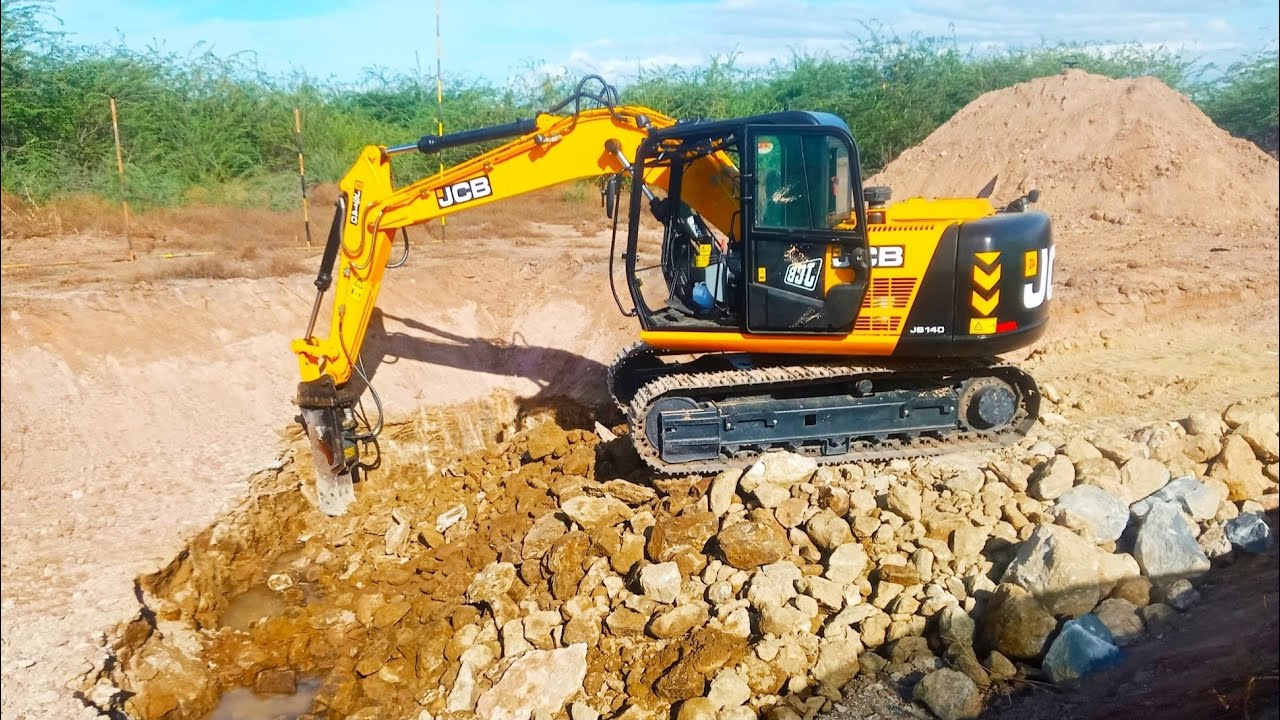 Jcb js140 Machine 2020 | Jcb | Jcb Hittachi Earth Work Finish & Final ...