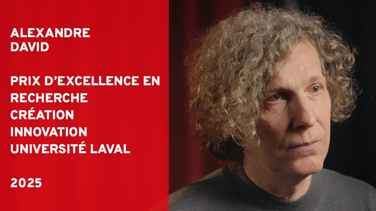 Alexandre David, lauréat du Prix Audace – Excellence en création et ...