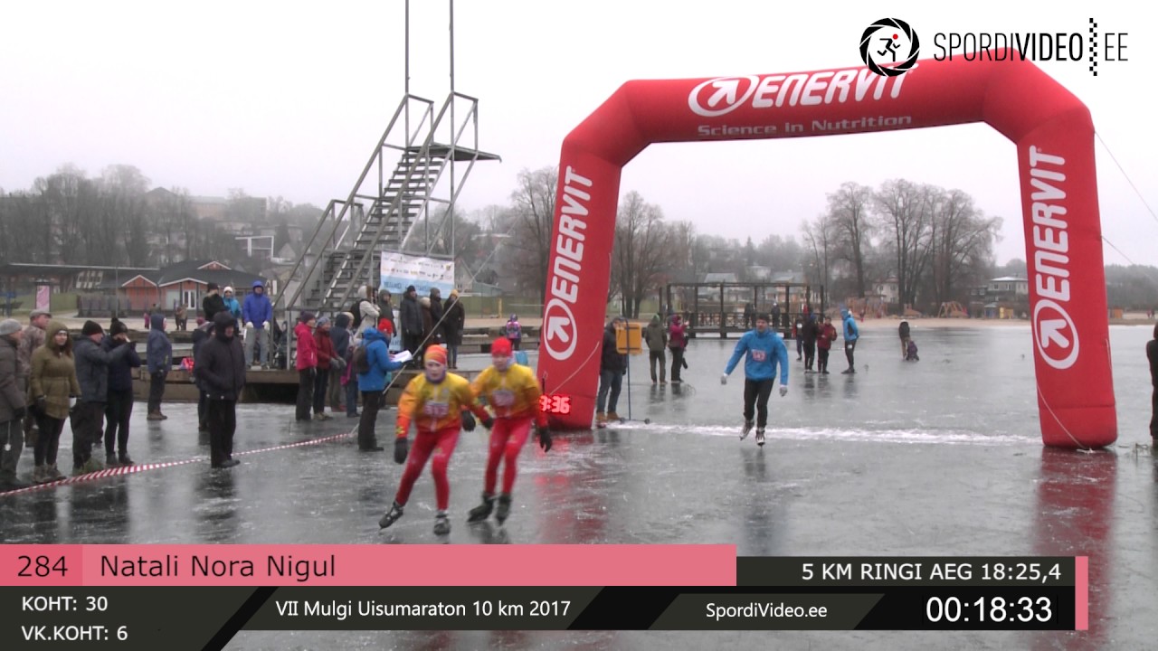 Natali Nora Nigul 284 l VII Mulgi Uisumaraton 10 km 2017 - YouTube