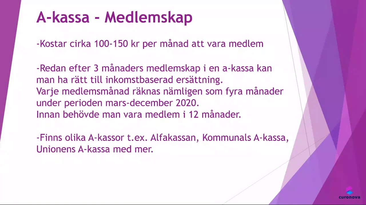 Info om A kassa - YouTube