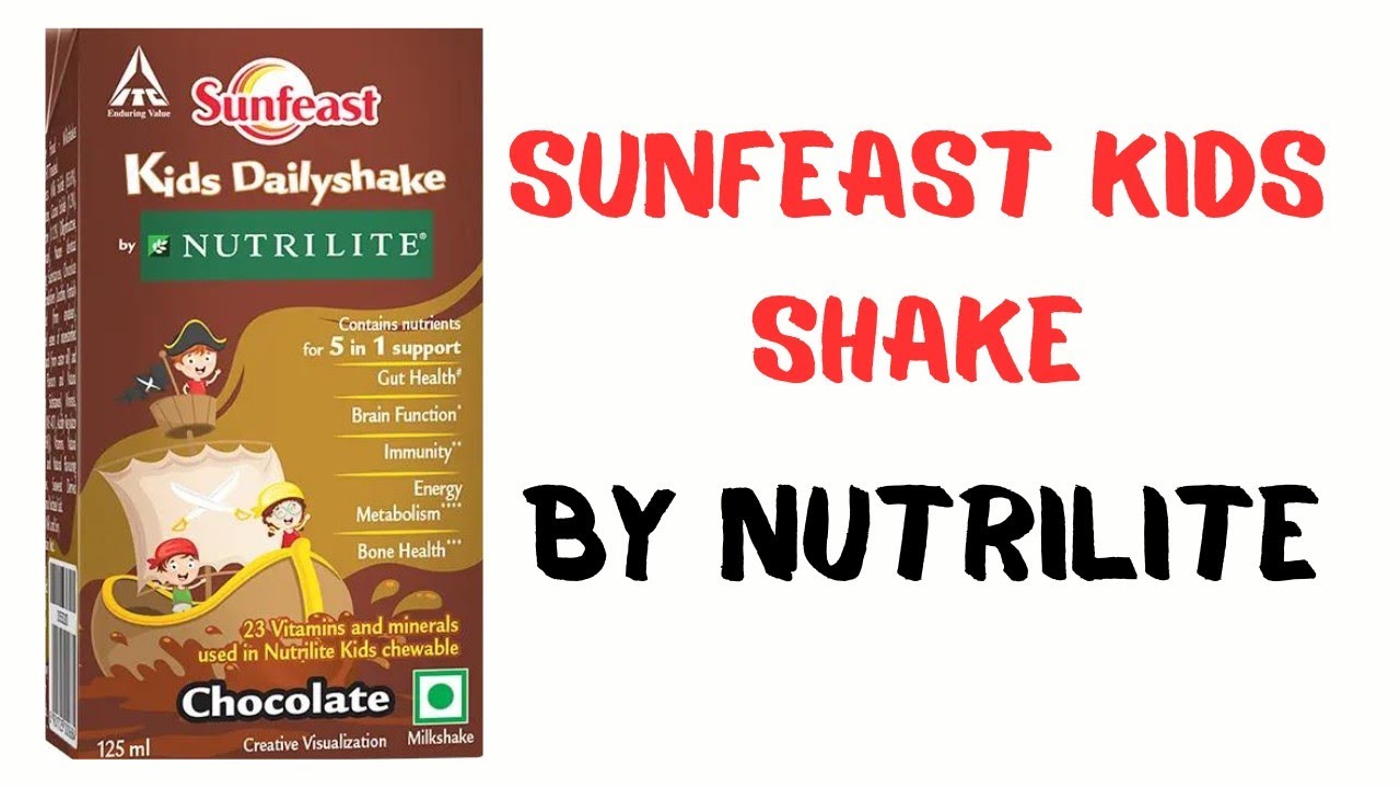 Sunfeast kids shake by nutrilte | #healthy #shake #chocolate #amway # ...