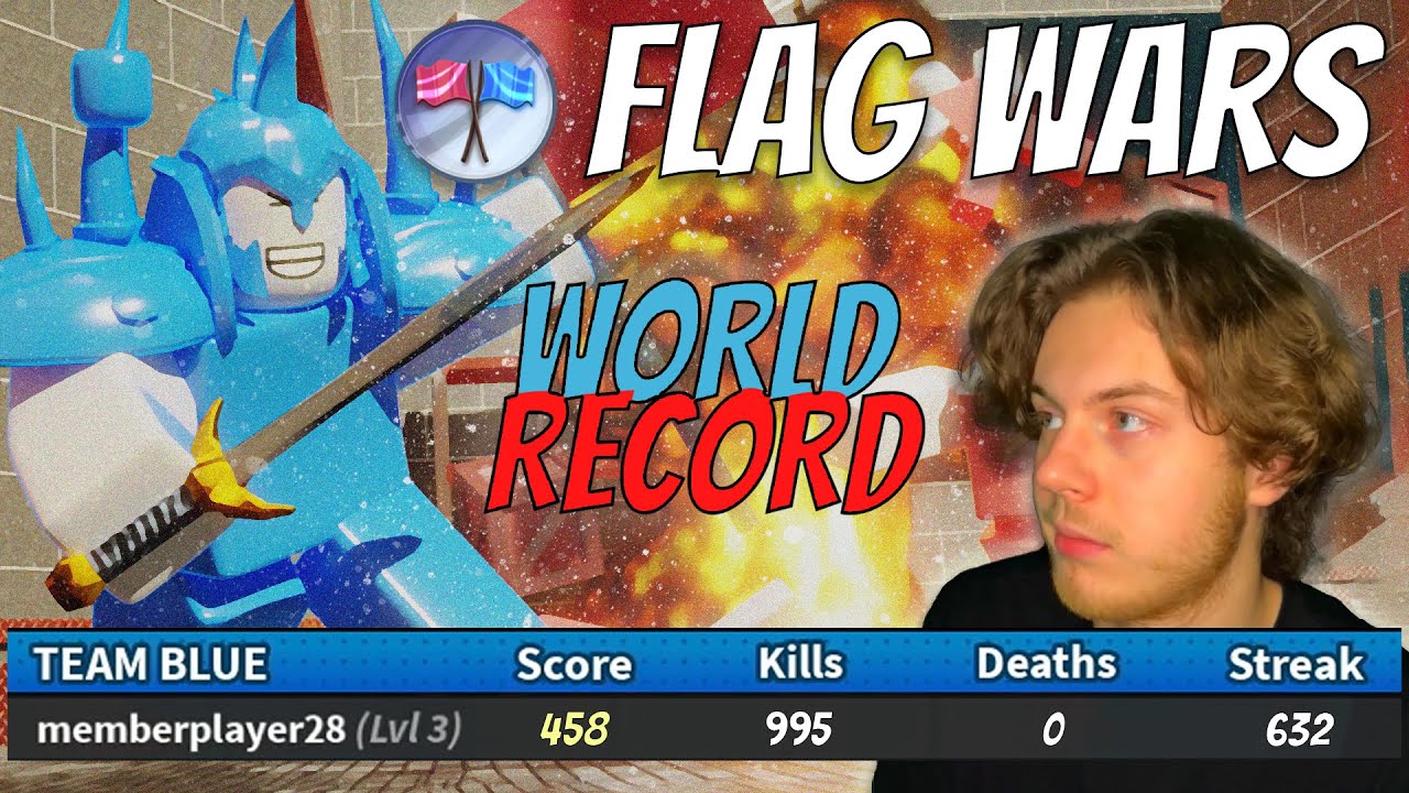 Roblox FLAG WARS // WORLD RECORD KILLS - YouTube