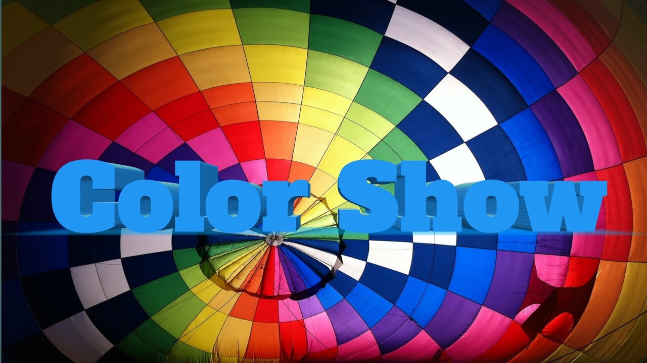 COLOR SHOW RELAXING VIDEO - YouTube