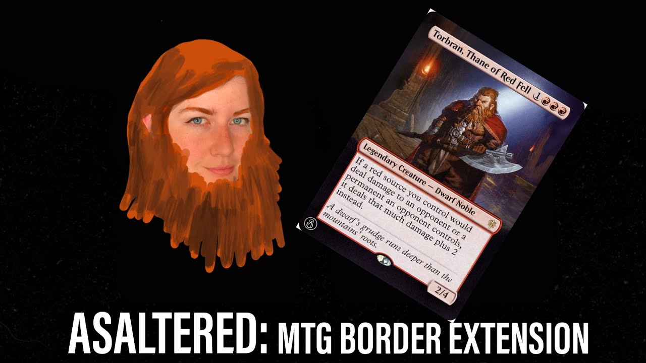 Torbran: Magic the Gathering Altered Commander Card EDH - YouTube