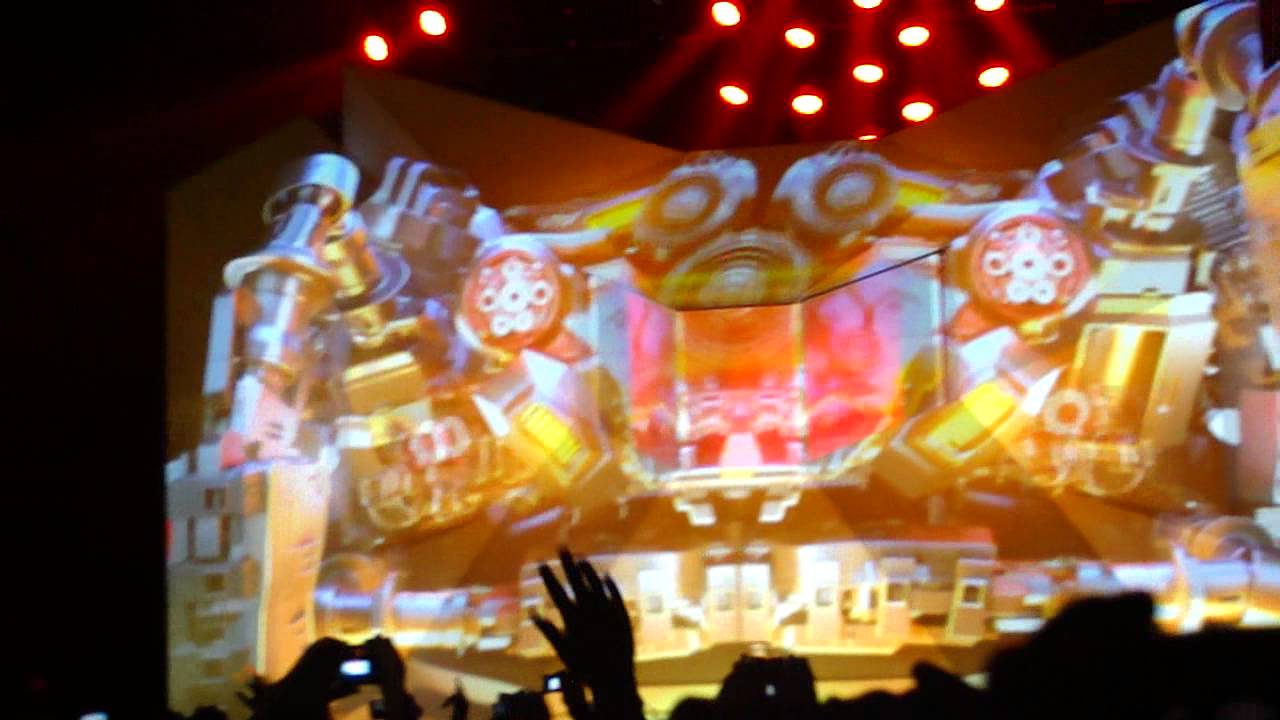 Excision The Execution Tour Intro "The Executioner Stage" live at San ...