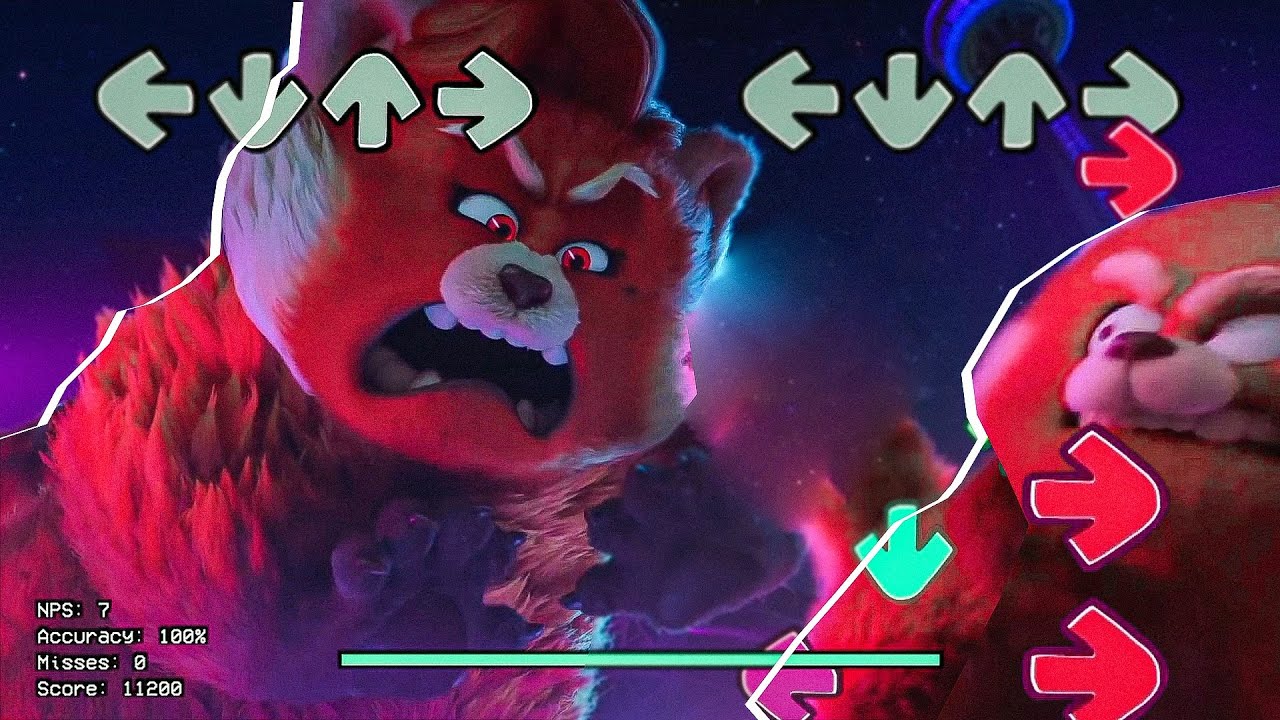 TURNING RED ALL FIGHT in Friday Night Funkin be like - YouTube