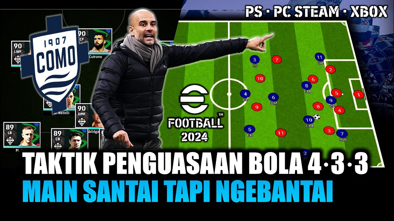 BEDAH FORMASI PENGUASAAN BOLA EFOOTBALL 2024 (PS4, PS5, PC STEAM ...