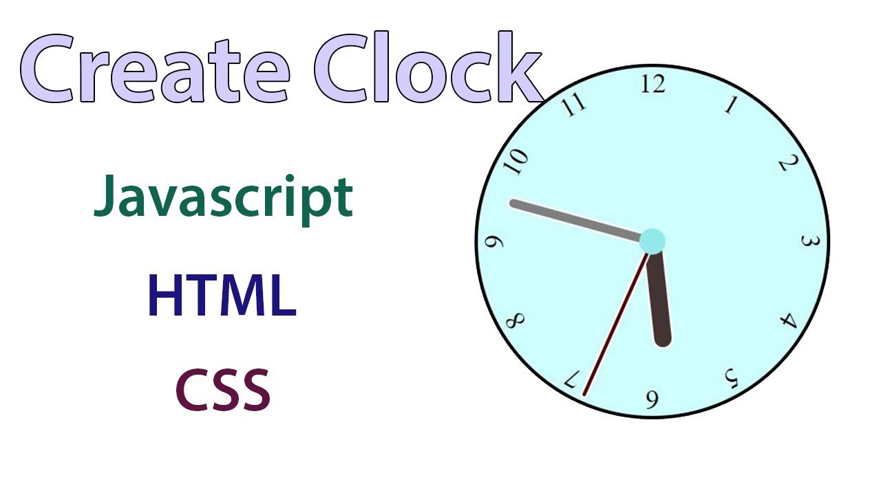 Project Create Clock In Javascript Html And Css YouTube project-create-clock-in-javascript-html-and-css-youtube