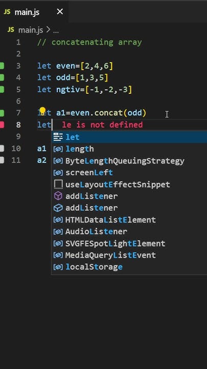 JavaScript : Concat method - YouTube