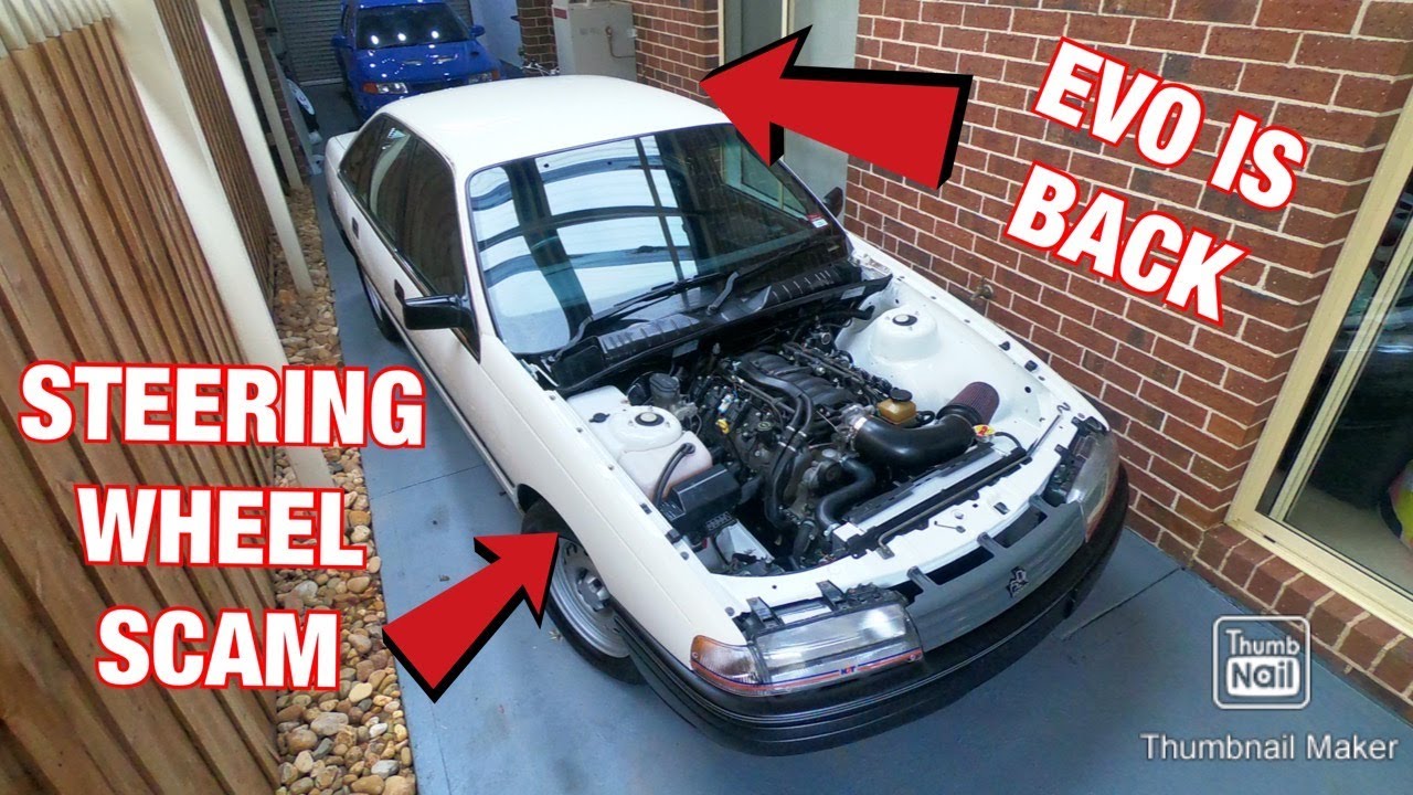 SCAMMED on a steering wheel! LS1 VN Commodore - YouTube
