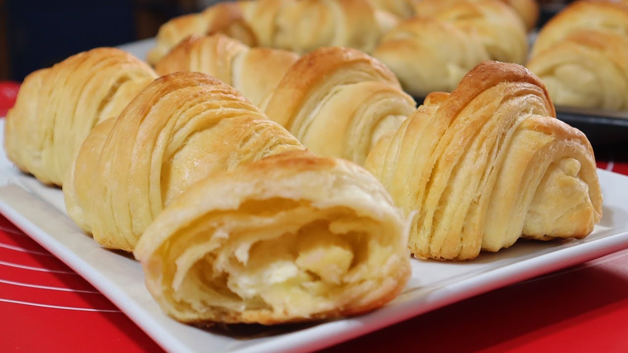 Kiflice sa sirom! Kupus kiflice! Lisnate kiflice sa zanimljivim namazom! - YouTube