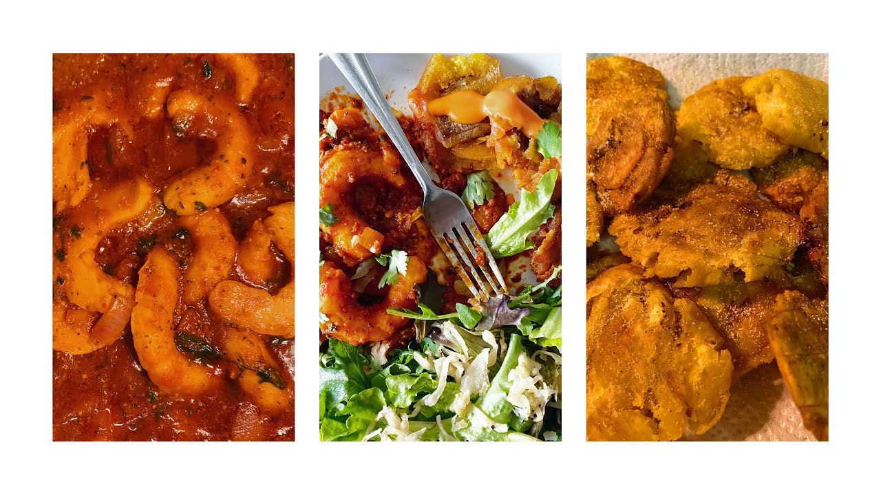 vegan camarones en salsa con tostones | puerto rican vegan recipes ...