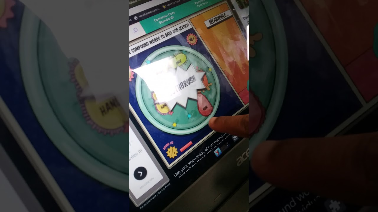 Slimezilla vs goo man on computer - YouTube