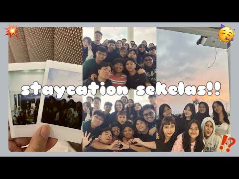 VLOG | staycation bareng temen sekelas ⁉️ pt.1: nginep bareng di villa puncak, ngumpul sebelum lulus