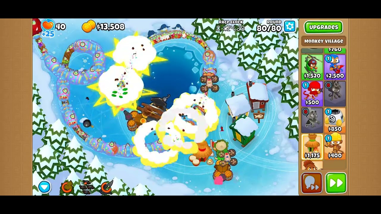 BTD6 Race - Camo Chaos (no micro) - 3 min achievement - YouTube